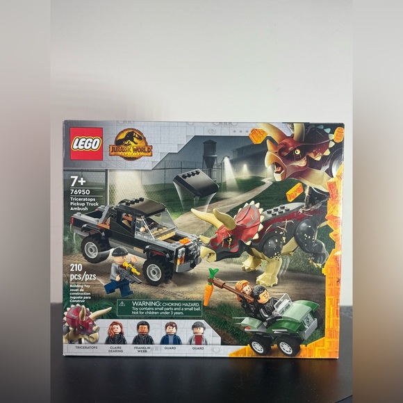 Lego | Toys | Lego Jurassic World Triceratops Pickup Truck Ambush Set ...